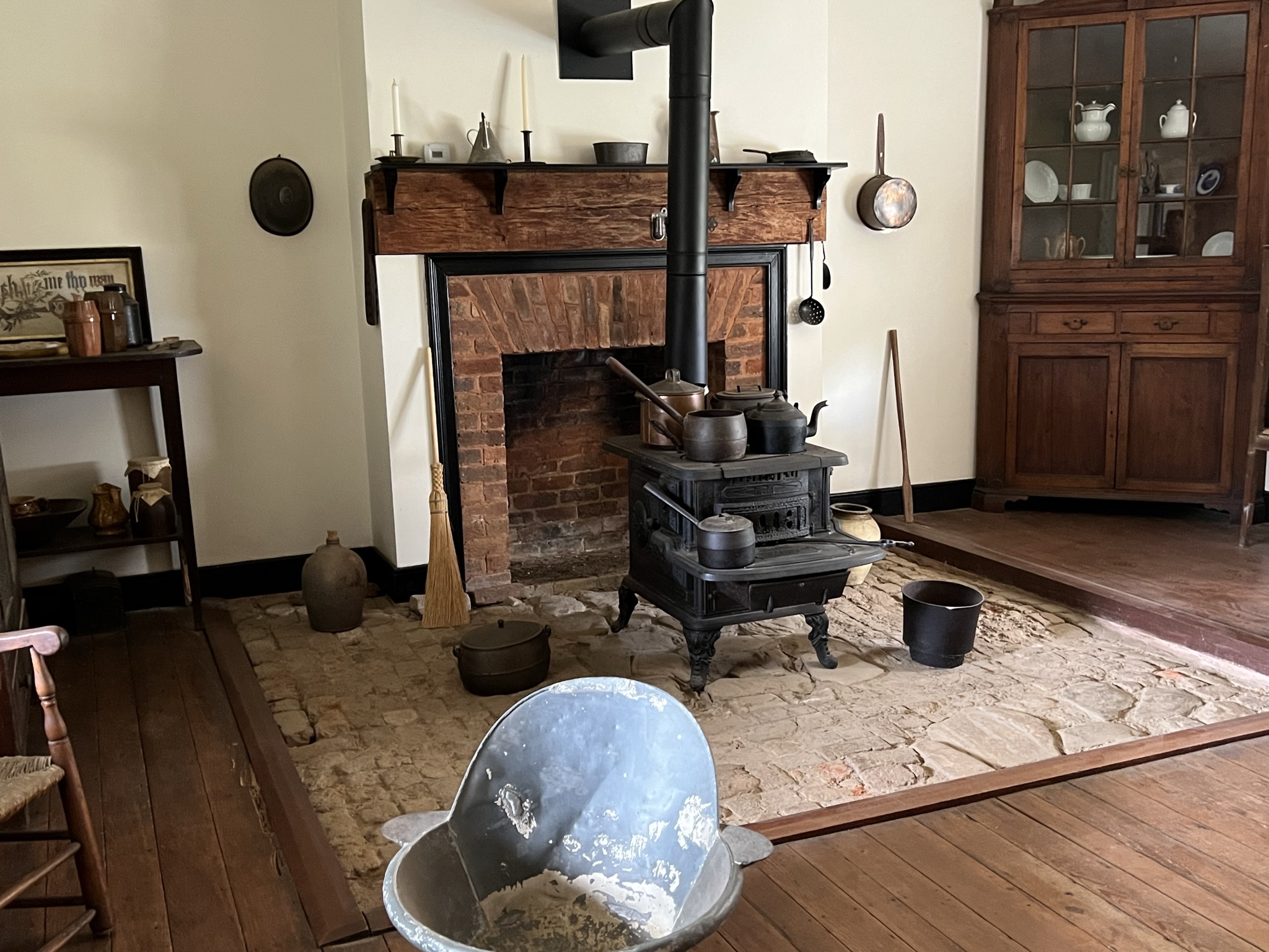 Wilmer McLean's house in the village of Appomattox Court House.